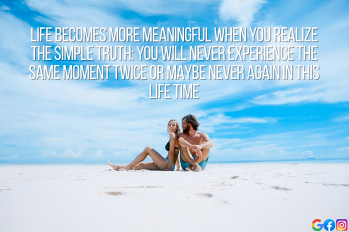 MEANINGFUL AND LIFE QUOTE TEMPLATE | PosterMyWall