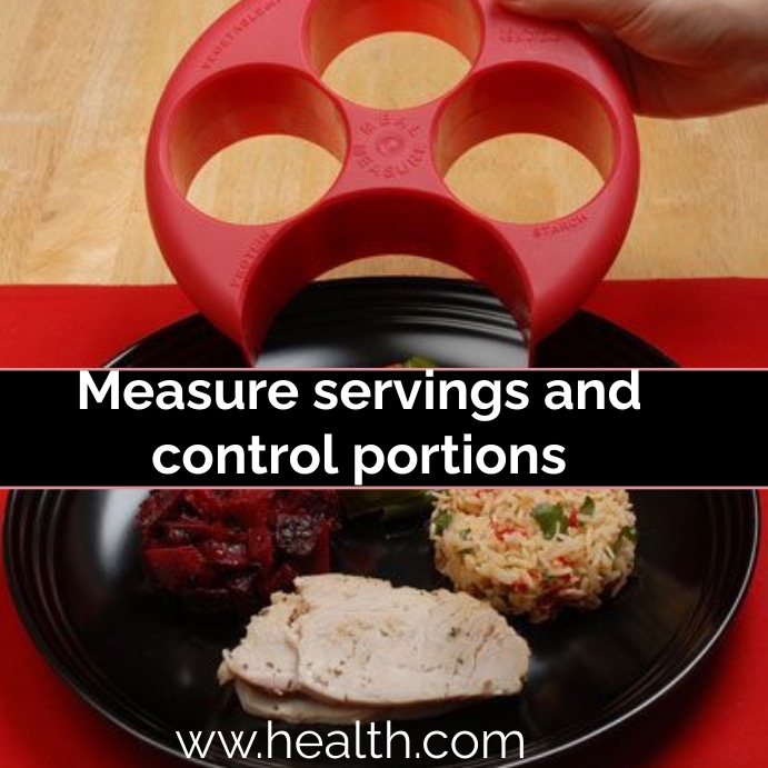 Measure servings and control weight loss Template | PosterMyWall