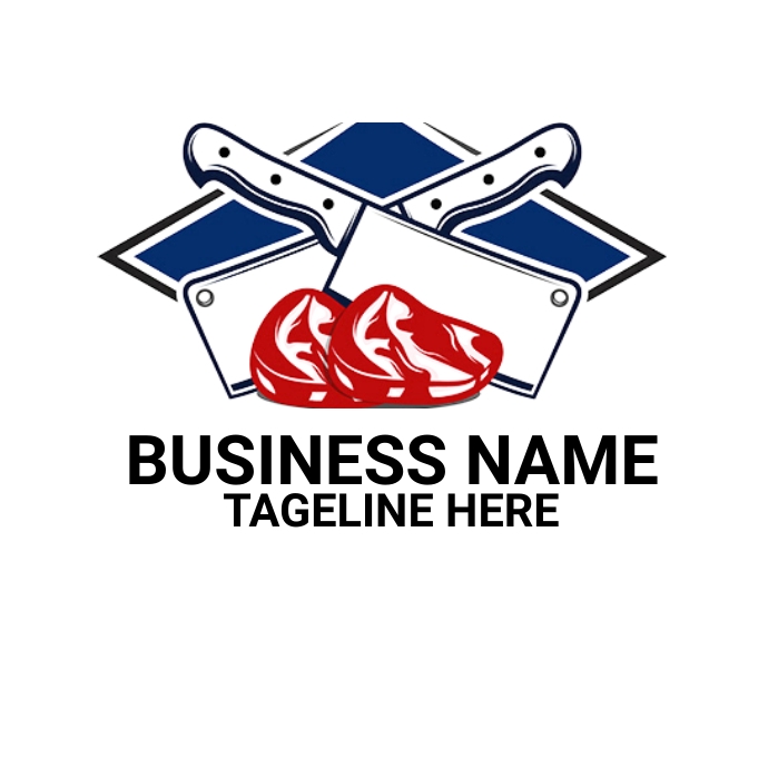 Meat logo Template | PosterMyWall
