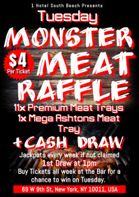 Meat Raffle Template | PosterMyWall