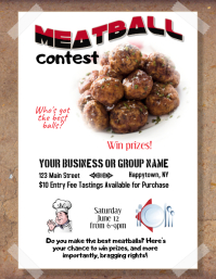 Customizable Design Templates for meatball | PosterMyWall