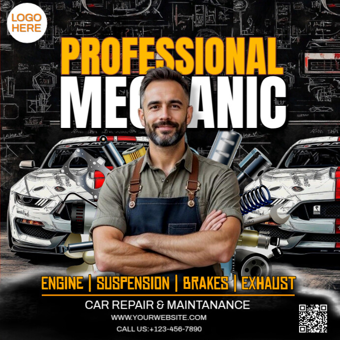mechanic Template | PosterMyWall