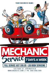 Mechanic, event,car service Template | PosterMyWall