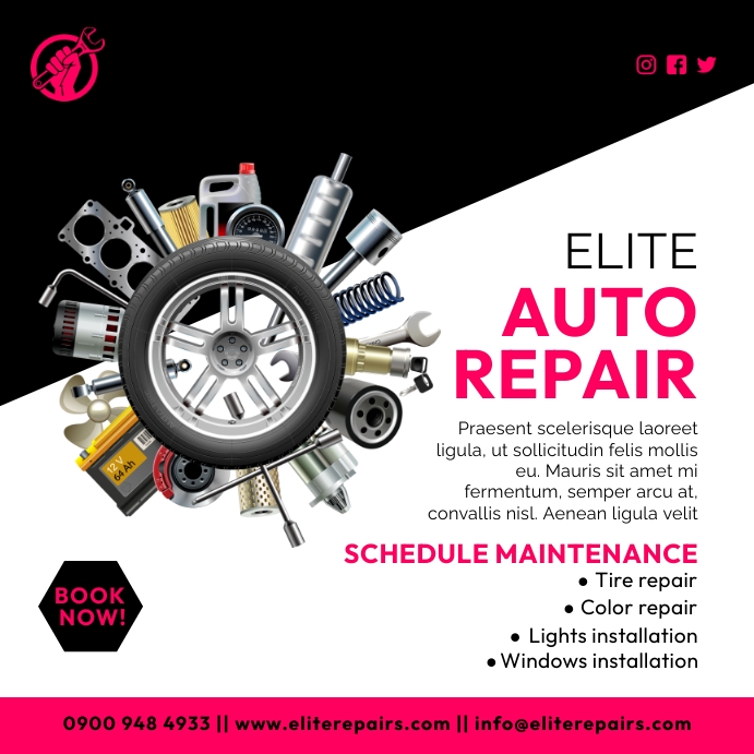 Mechanic Services flyer Template | PosterMyWall