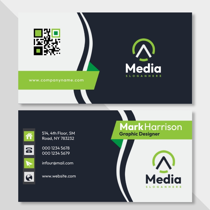 Media Card Template | PosterMyWall
