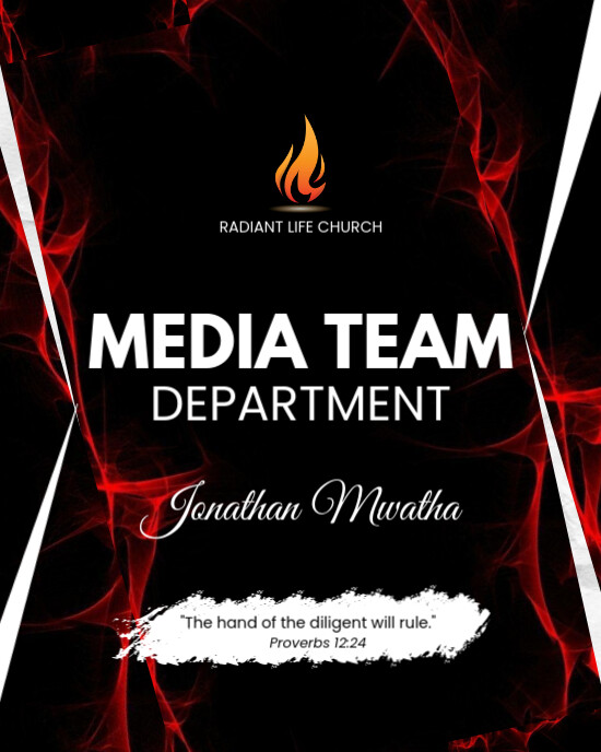 Media Team Poster Template | PosterMyWall
