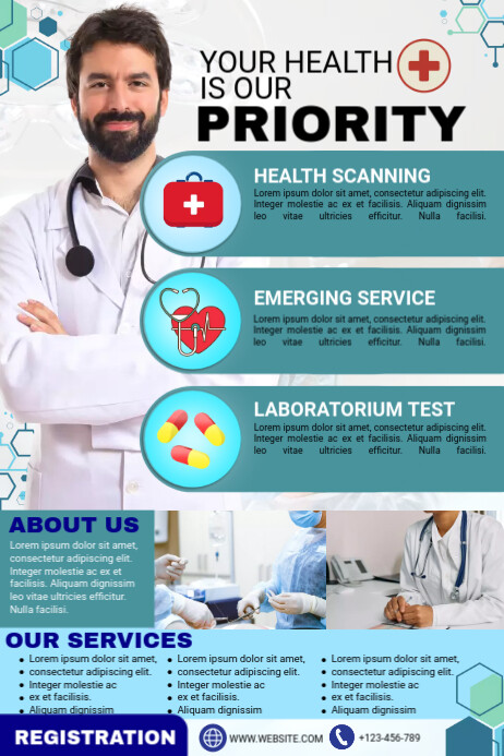 MEDIC SERVICE POSTER Template | PosterMyWall