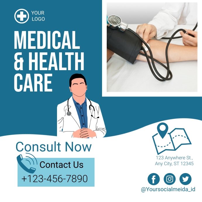 Copy of medical and health care | PosterMyWall