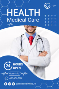 Medical Clinic poster Template | PosterMyWall