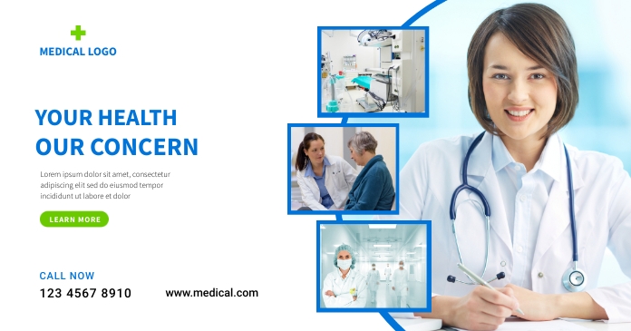 Medical banner design template | PosterMyWall