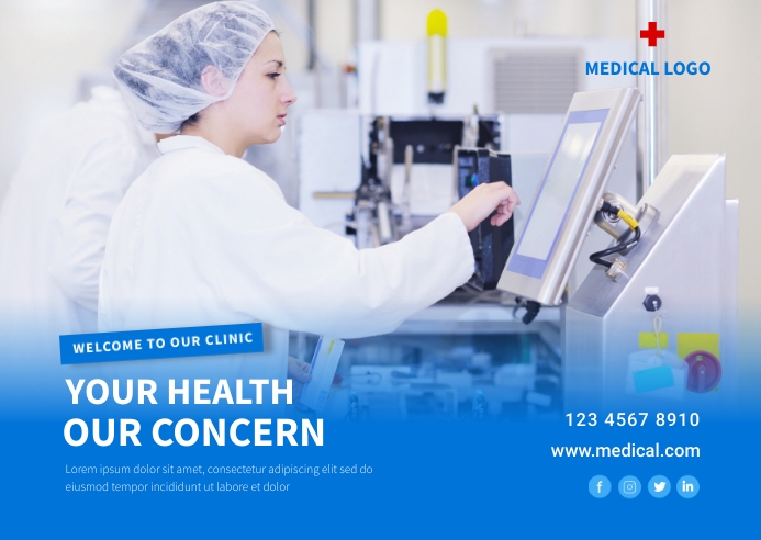 Medical banner design template | PosterMyWall