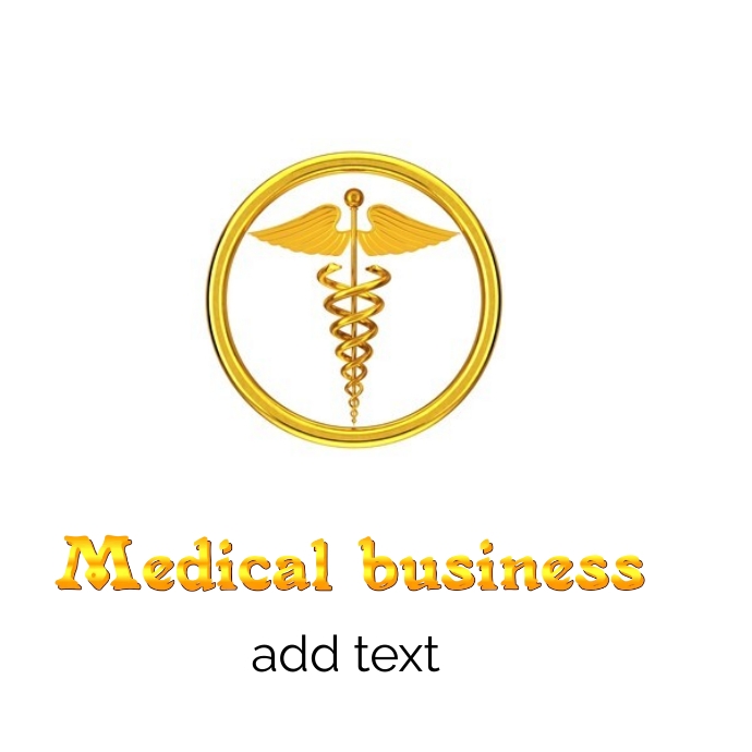 Medical business logo design template. | PosterMyWall
