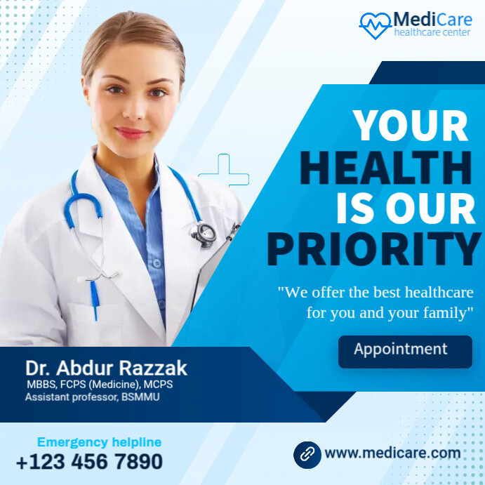 Health Care Ads Template | PosterMyWall