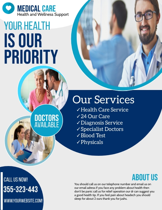 Copy of Medical care | PosterMyWall