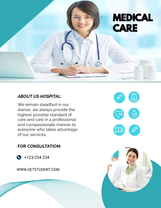medical care flyer Template | PosterMyWall