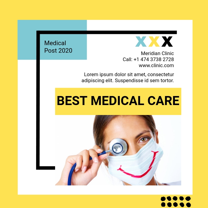 MEDICAL CARE SOCIAL MEDIA POST Template | PosterMyWall