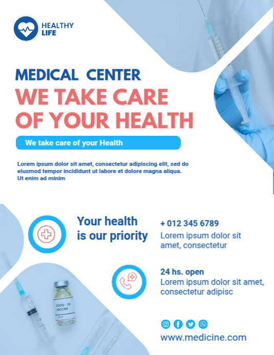 Medical Center AD Template | PosterMyWall