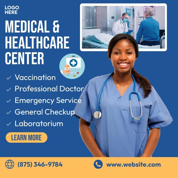 Medical Center Ads Template | PosterMyWall