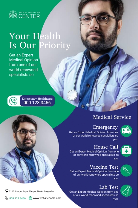 Medical Center Template | PosterMyWall