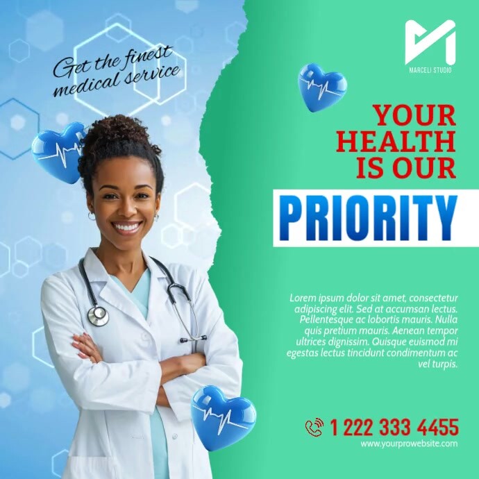 Copy of Medical Center Video Ad Template | PosterMyWall