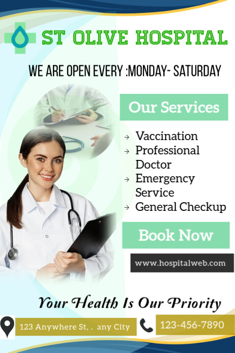 Copy of Medical Centre/hospital/clinic/chemist Poster | PosterMyWall
