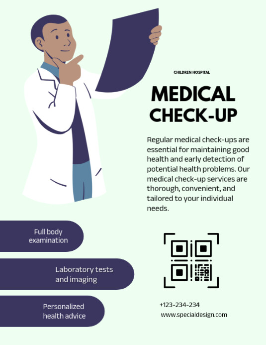 Copy of Medical check up flyer | PosterMyWall