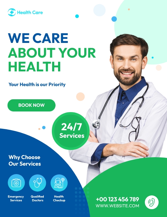 Medical Doctor, Health Flyer Template | PosterMyWall