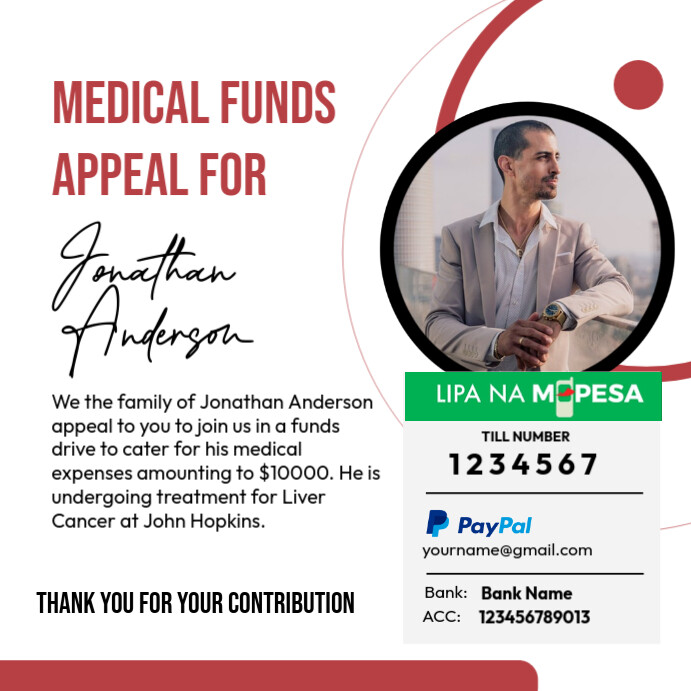 Copy of Medical Funds Appeal poster | PosterMyWall