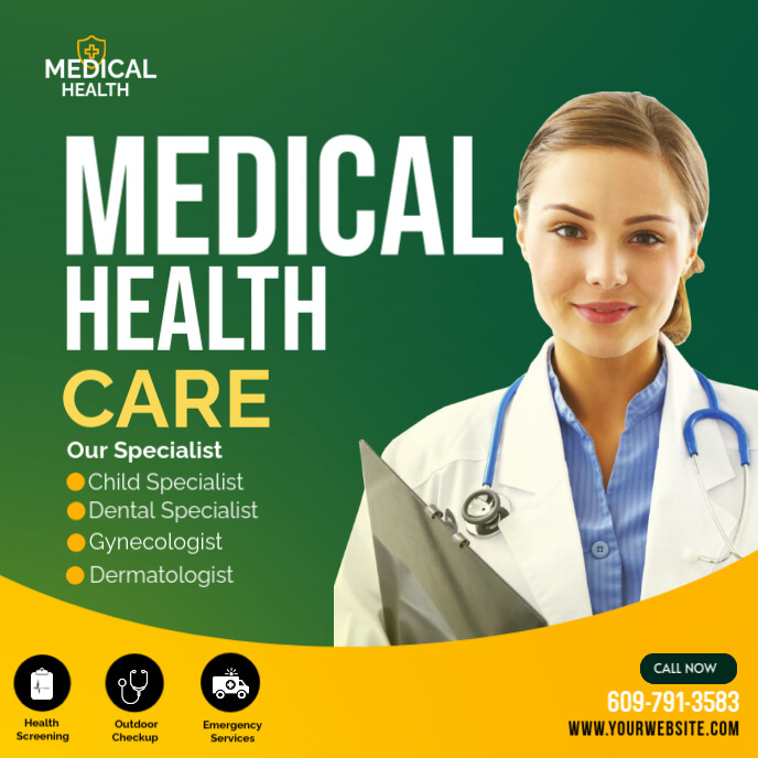 MEDICAL health care banner Template | PosterMyWall