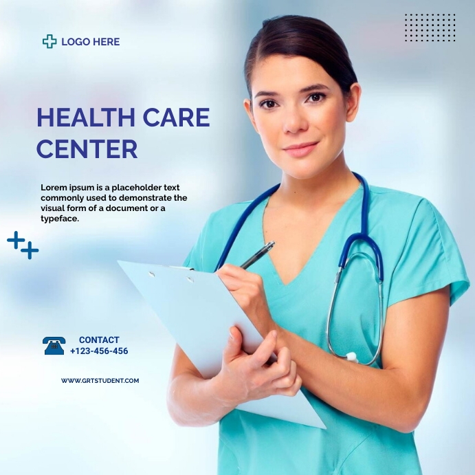 medical health care center instagram posts Template | PosterMyWall