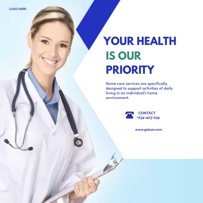 medical health center instagram posts Template | PosterMyWall