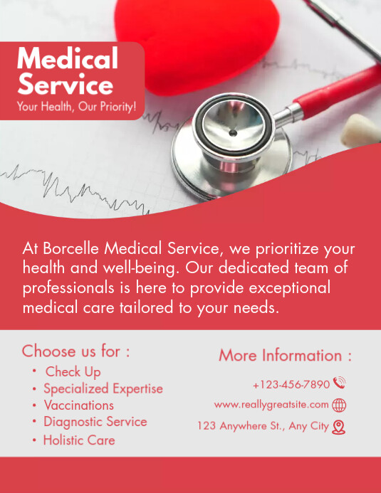 MEDICAL / HEALTH SERVICES TEMPLATE | PosterMyWall