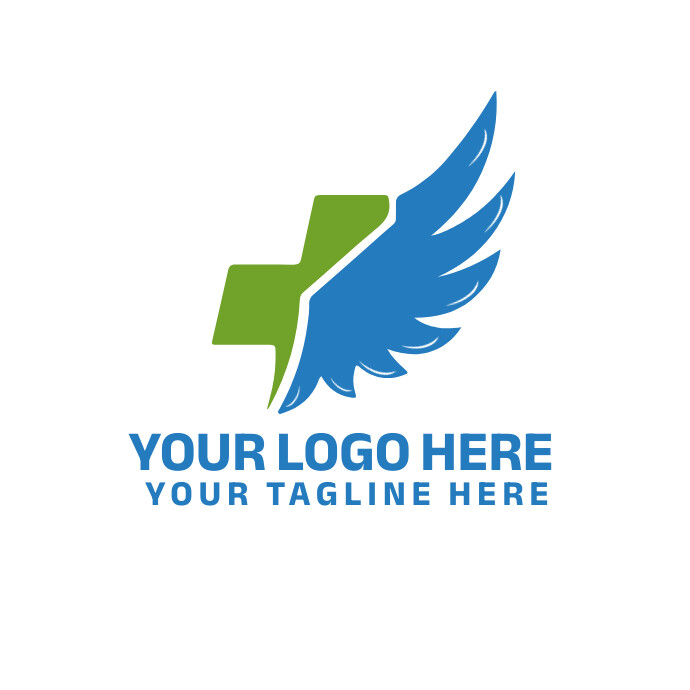 Medical-hospital-health-medician-wings Logo Template | PosterMyWall