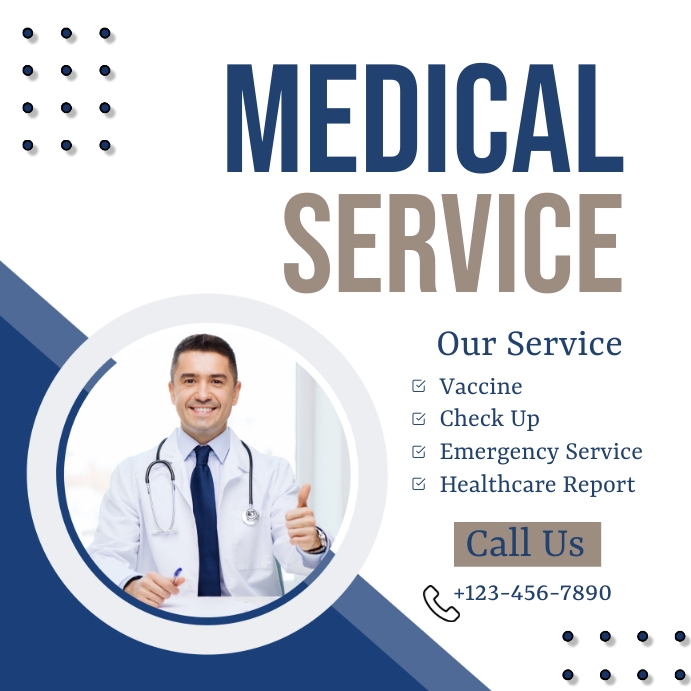 Plantilla de Medical Service | PosterMyWall