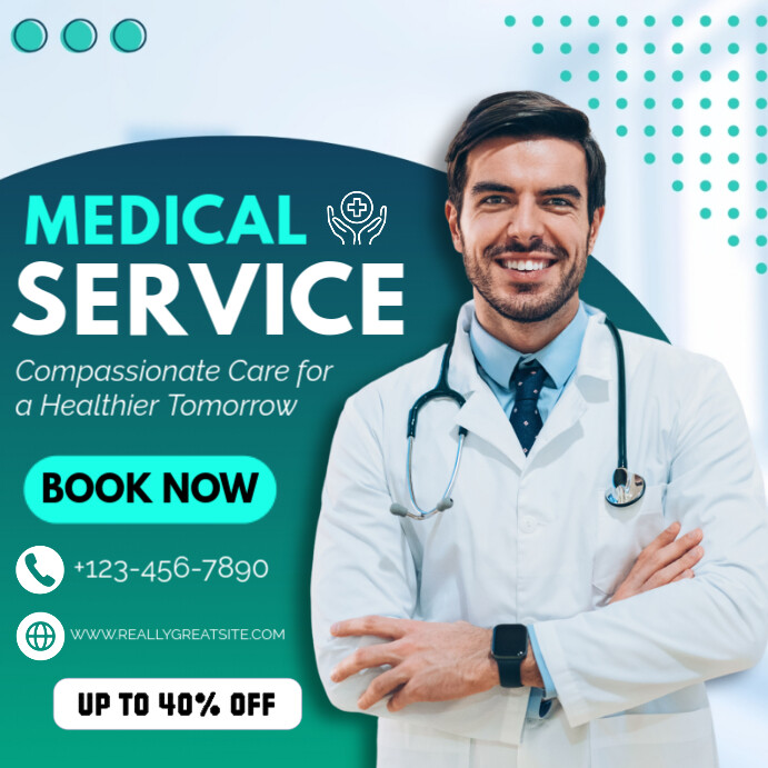 Plantilla de Medical Service | PosterMyWall