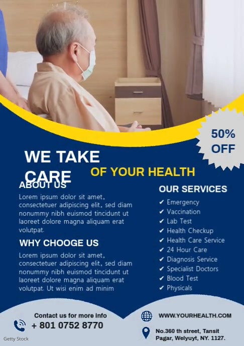 Copy of Medical service post | PosterMyWall