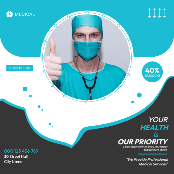 Medical Services Ads Template | PosterMyWall