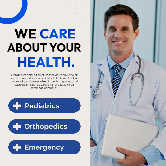 Copy of medical services ads template | PosterMyWall