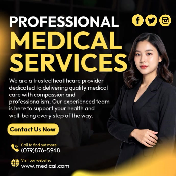 Medical Services Template | PosterMyWall