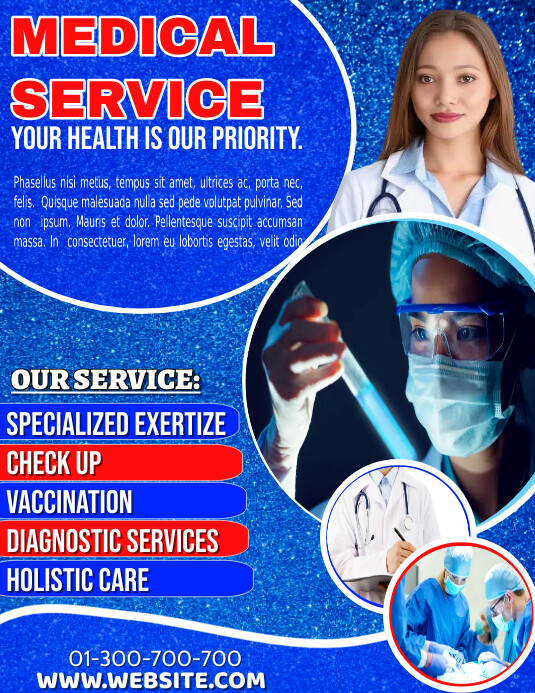 Medical services design template flyer | PosterMyWall