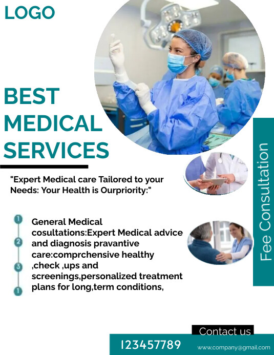 Medical Services flyer ad Template | PosterMyWall