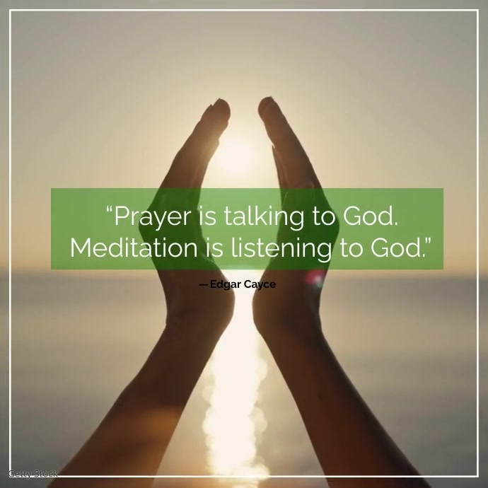 Plantilla de Meditation & Prayer Video Templates | PosterMyWall