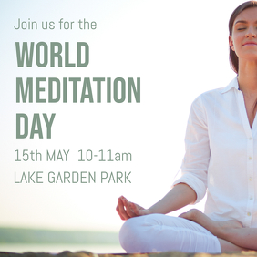YOGA / MEDITATION BANNER Template | PosterMyWall