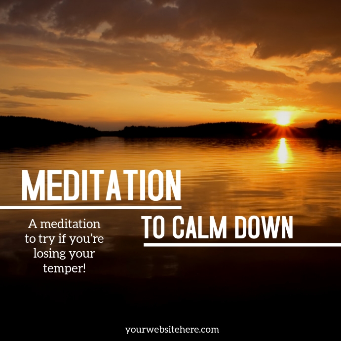 Meditation Instagram Post Template | PosterMyWall