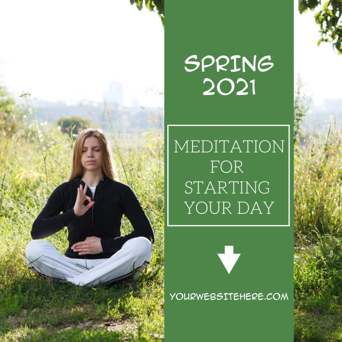 Meditation Instagram Post Template | PosterMyWall