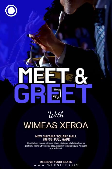 Meet & Greet Banner (1) Template | PosterMyWall
