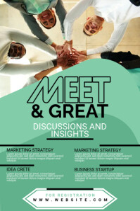 Meet & Greet Banner Template | PosterMyWall