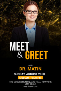 Meet & Greet Banner Template | PosterMyWall