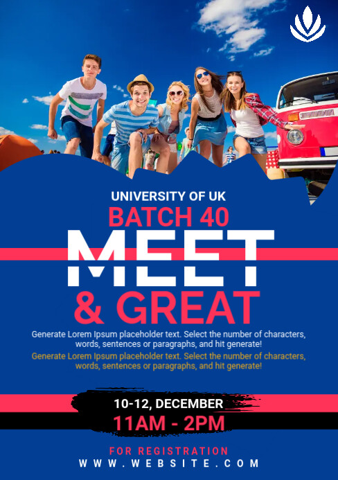 Copy of Meet & Greet Flyer | PosterMyWall