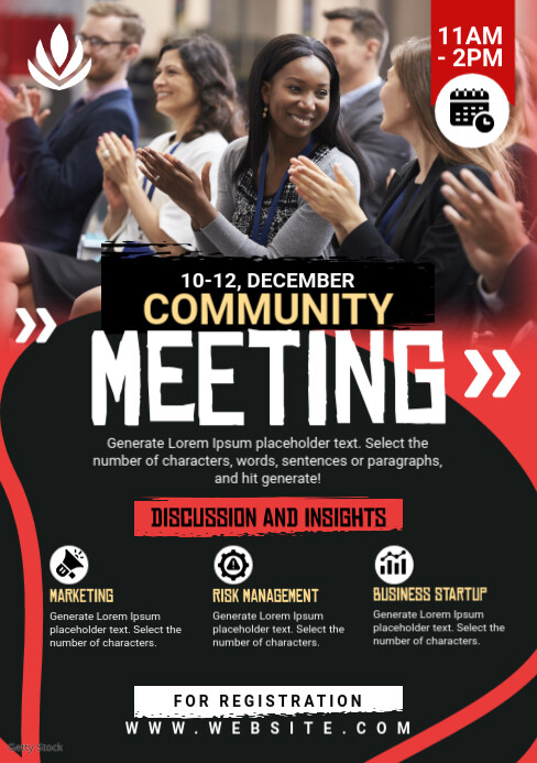 Meet & Greet Flyer Template | PosterMyWall